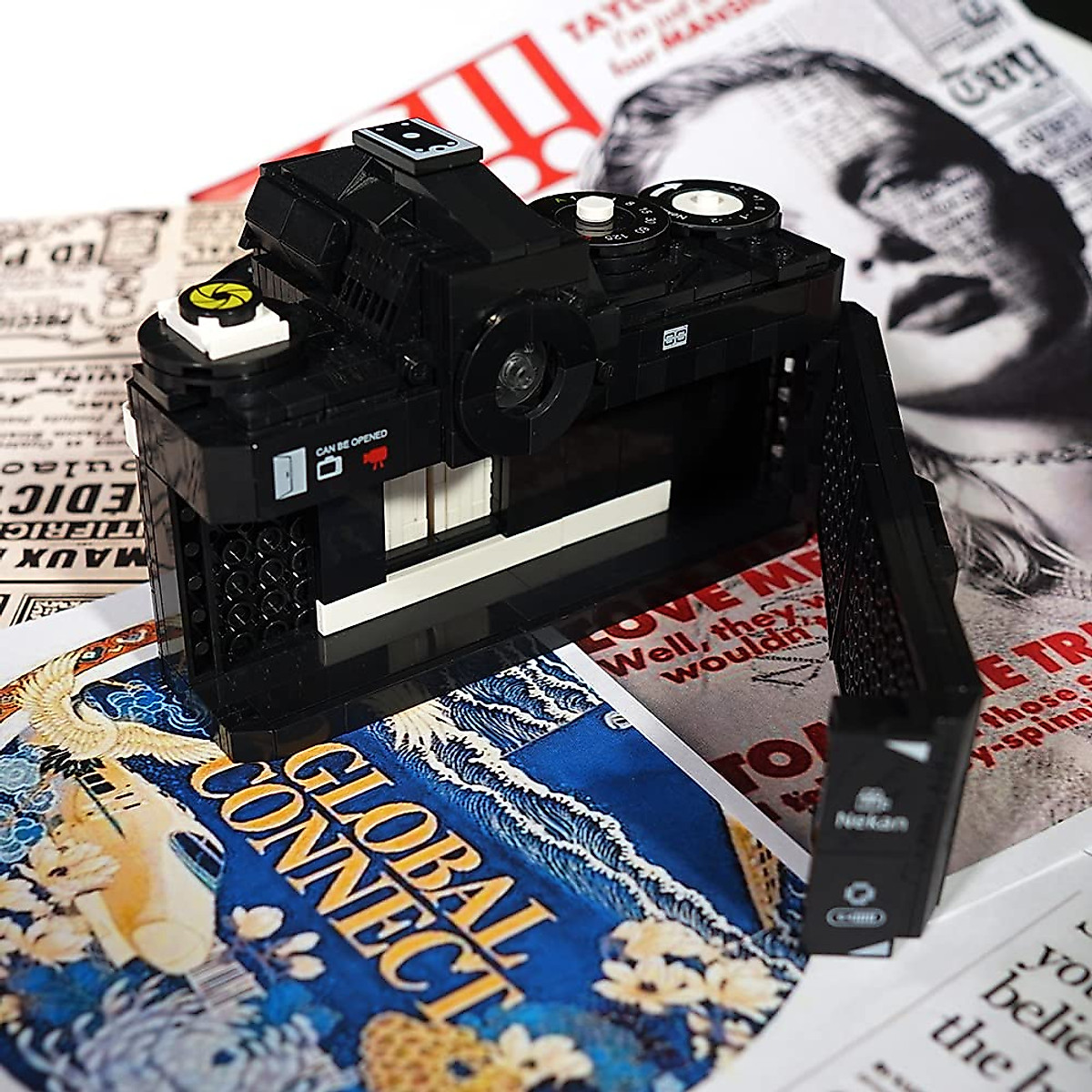 Uvini Building Blocks Camera, Adult Building Set, Construction Brick Set Best Gift for Adult, Teens, Collectible Model Digital Camera to Build 627pcs