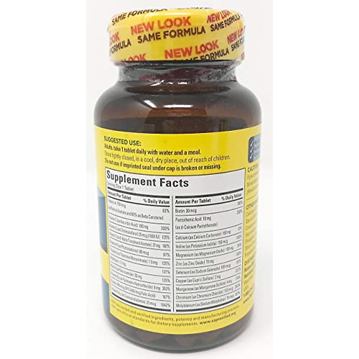 Nature Made Multi for Him 50+ Dietary Supplement Tablets 90 ea (Pack of 2)