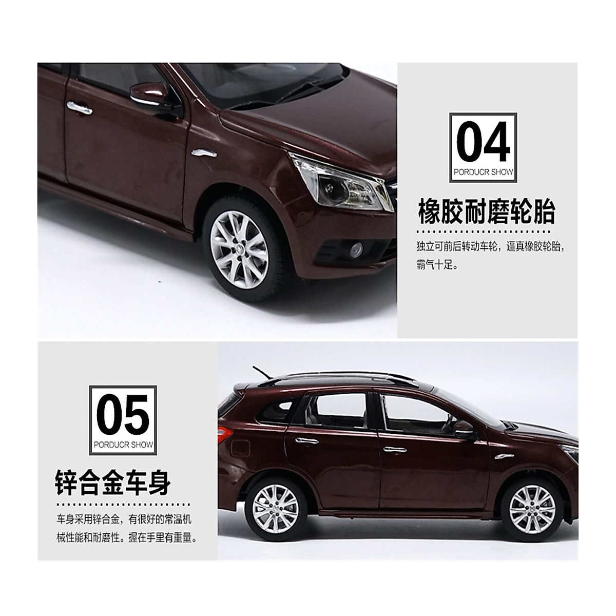 Alloy Resin Car Vehicle Model 1 18 Fit for Nissan Venucia T70 Vehicle Diecast Scale Alloy Car Model Static Display Adult Collection Toys Festive Deluxe Gift (Color : B)