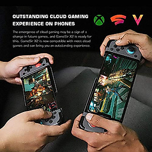GameSir X2 Bluetooth Wireless Mobile Game Controller, Type-C Port, Custom Turbo Key, Bluetooth 5.0 Support Android/iOS iPhone Xbox Cloud Gaming, Google Stadia, GeForce Now, MFi Apple Arcade Games