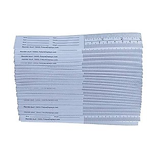 FixtureDisplays® 50" Paper Tape Measure Disposable Infant Head Ruler Physical Team Sports Measure 15053-100PK-NF