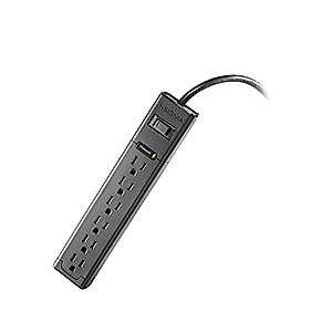 Insignia NS-HW502 - 6-Outlet Surge Protector by Insignia