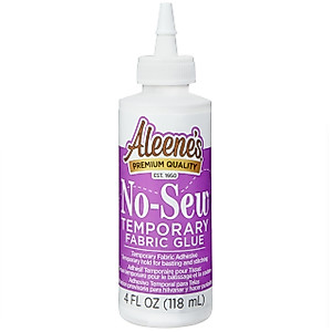 Aleene's 15626 No-Sew Fabric Glue ,Multicolor,4 oz