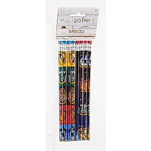 Magical Harry Potter Design Pencils (8 Pieces) - Stunning & Unique, Perfect for School, Parties, and Wizarding Fan Gifts