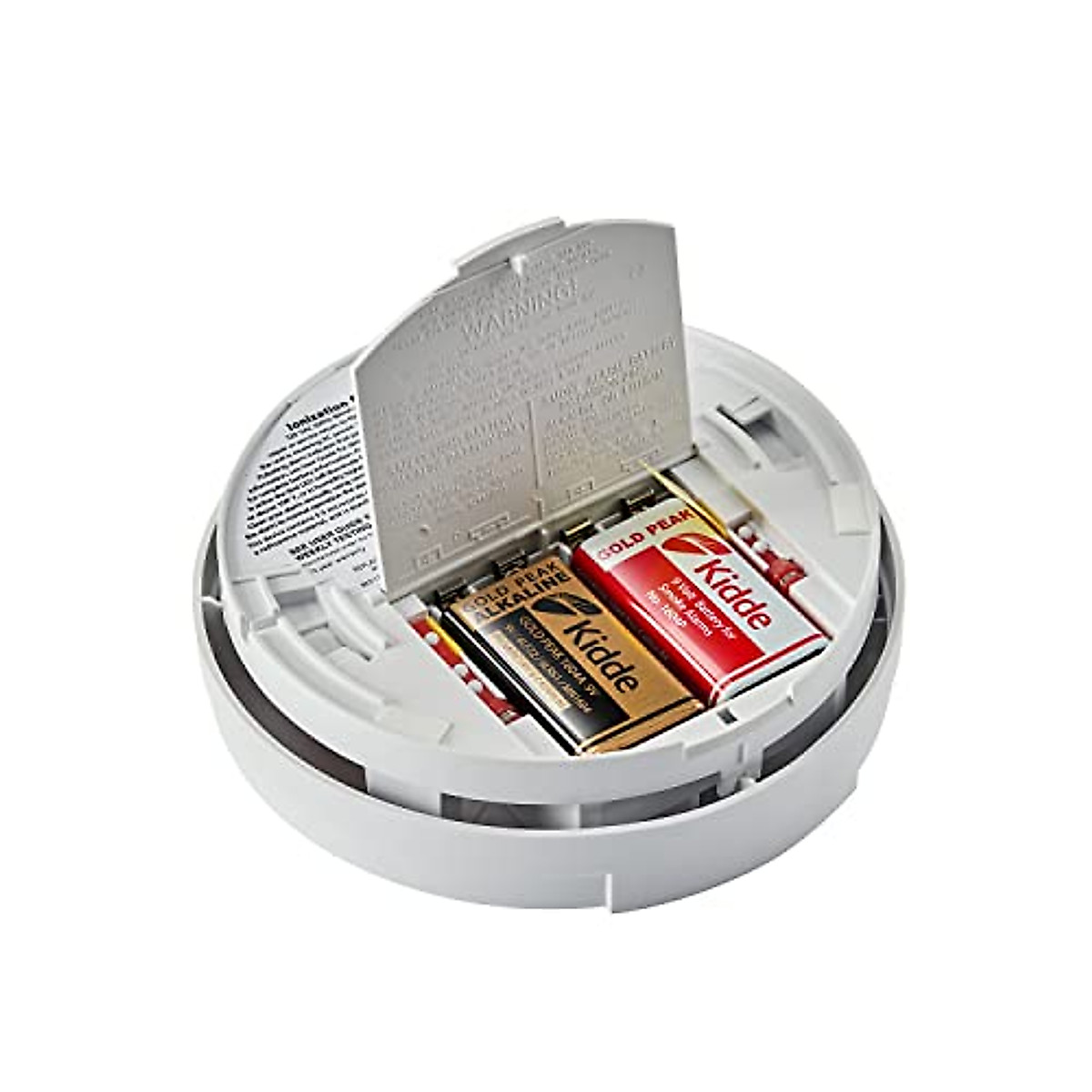 Kidde Hardwired Smoke Detector Alarm with Light and Battery Backup, Battery Included, Interconnectable