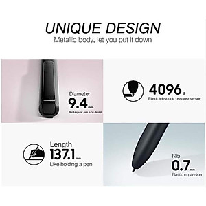 Galaxy Tab S3 S Pen,Stylus Touch S Pen for Samsung Galaxy Tab S3 SM-T820 T835 T825 Replacement Warranty Tips/Nibs (Silver)