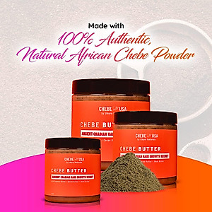 Uhuru Naturals Chebe Hair Butter (8oz) - A Whipped Butter With Authentic Chebe For Those That Are Not Able To Use Chebe The Traditional Way