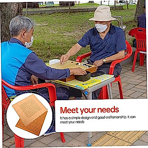 BESPORTBLE 2pcs Checkerboard Travel Accessories China Set Travel Toiletries Chinese Chess Supplies Game Pieces Shogi Board Game Convenient Chessboard Folding Chess Board Chess Game Accessory