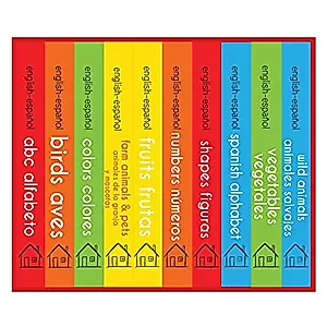 My First English - Español Learning Library (Mi Primera English - Español Learning Library): Boxset of 10 English - Spanish Board Books (Spanish Edition)
