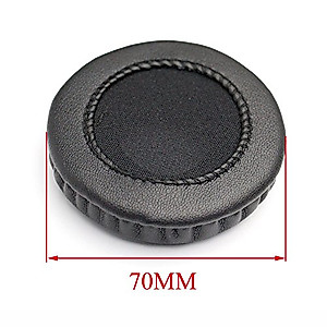 A Pair Black Ear Cushion Replacement Ear Pads Ear Cups For Sony MDR-V150 V250 V300 V100 V200 V400 DR-BT101 ZX100 ZX300 Headphones Headset 70MM