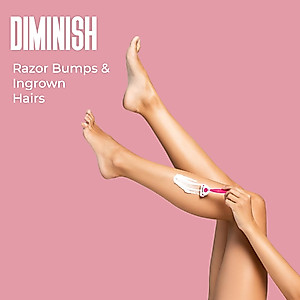 Razor Bump Stopper with Dark Spot Remover, Ingrown Hair Treatment for Bikini Area and Razor Bumps Treatment - Salicylic Acid After Shave Solution for Ingrown Hairs & Razor Burns