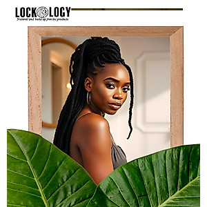 Peppermint Tea Tree Loc Oil for Dreads & Locs - Natural Dreadlock Hair Products, Black Owned