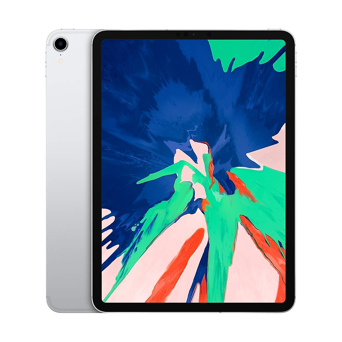 Apple iPad Pro 2018 (11-inch, Wi-Fi + Cellular, 256GB) - Silver (Renewed)