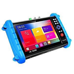 Rsrteng CCTV Camera Tester, IPCXS-ACHITU Security IP Camera Tester 8MP CVI TVI AHD SDI CVBS Camera Tester 7inch IPS Touch Screen Support TDR POE WIFI 4K HDMI IPC Tester