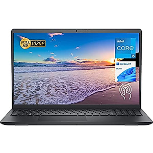 Dell 2023 Newest Inspiron 3511 Laptop, 15.6 Inch Touch-Screen Display, Intel Corei5-1035G1 Processor, 16GB RAM, 512GB SSD, Intel UHD Graphics, Bluetooth, Windows 11 Home S Mode, Black