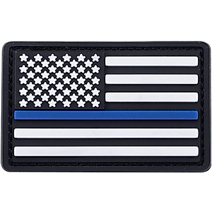Raiseek Thin Blue Line Flag Gun Mat Gun Cleaning Mat of USA 11"x17"