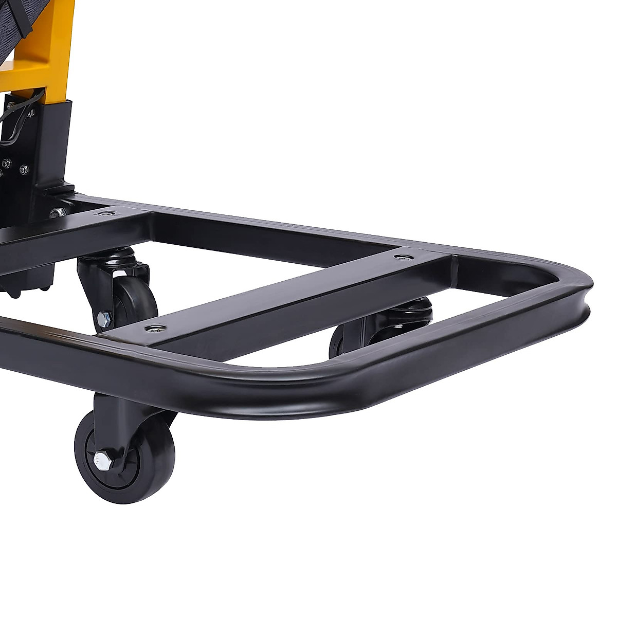 Tracked Luggage Cart Folding Electric Stair Climbing Hand Truck Warehouse Cart Dolly Roll Luggage 6Wheeled for Cargo Handling Luggage Handling Warehouse Cargo Transportation Moving House