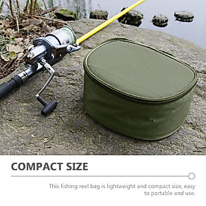 BESPORTBLE Reel Storage Pouch Fishing Bag Organizer Outdoor Pearl Cotton Fishing Reel Storage