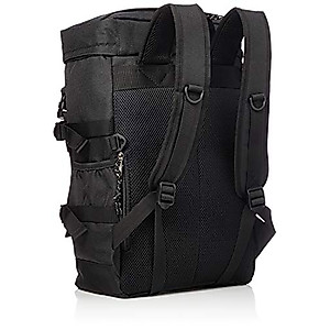 SNOOPY(スヌーピー) Women Silhouette Snoopy W Belt Square Backpack, Black x Black (SPR-687)