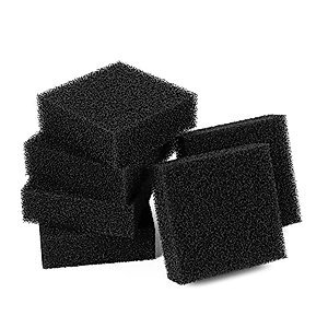 Bylion 6 Pack Aquarium Cleaner for Glass Walls, Aquarium Scrubber Aquarium Cleaner Aquarium Hand Held Scraper Pad Fish Tank Cleaning Tools for Glass Walls Turtle & Fish Tank
