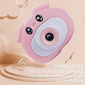 KRONDO Digital Camera,Mini Kid Camera Christmas Birthday Gifts for Boys Age 3-9, HD Digital Video Cameras for Toddler, Portable Toy for 3 4 5 6 7 8 Year Old Boy 32GB SD Card