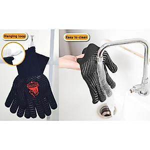 IPROUDER Dutch Oven Lid Lifter, Dutch Oven Lid Stand, Heat Resistant Gloves, Scissor Tongs, Pot Stand, Trivet for Camping, Dutch Oven Tool Combo, BBQ tool set, Outdoor Camping Cooking Accessories