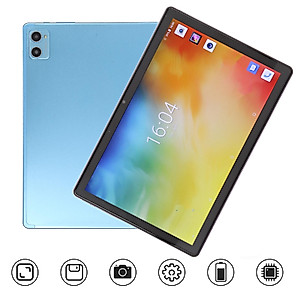 10.1 Inch Tablet, for Android 12 Tablet with 12GB RAM 256GB ROM, 10 Core CPU, 8+20MP Dual Cameras, 5G WiFi, Office Tablet for Work, Gaming (Blue)