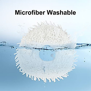 Replacement Accessories Compatible with Robot Sweeping Narwal T10,Microfiber X2 Filters X4 Side Brushes X4 Mop Cloth X1 Brush