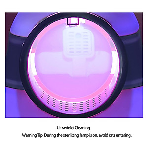 iPetlore Cat Litter Box with Scoop, Portable Kitty Litter Box with Lid-Grey