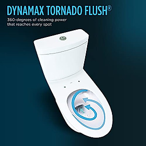 TOTO WASHLET+ Aquia IV Two-Piece Elongated Dual Flush 1.28 and 0.9 GPF Toilet with S500e Bidet Seat, Cotton White - MW4463046CEMFGN#01