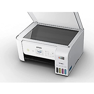 Epson EcoTank ET-2803 Wireless All-in-One Printer/Copier/Scanner, Cartridge-Free Supertank, Mobile & Voice-Activated Printing, XPI USB Printer Cable