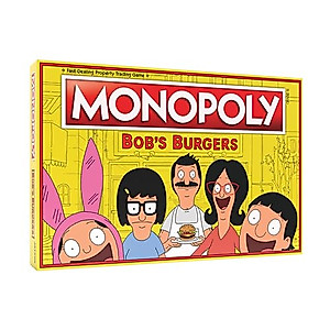 Monopoly Bobs Burgers Board Game | Themed Bob Burgers TV Show Monopoly Game | Officially Licensed Bob's Burgers Game