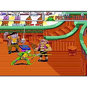 Teenage Mutant Ninja Turtles IV: Turtles in Time - (Super Nintendo, SNES) Reproduction Cartridge