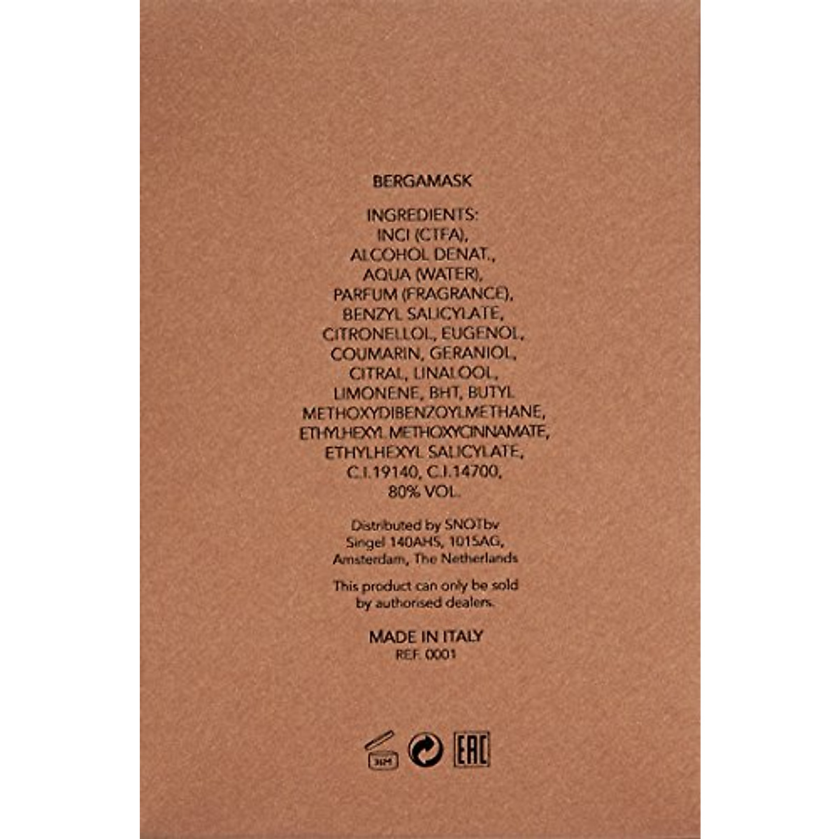 Orto Parisi Eau de Parfum Spray, Bergamask, 1.7 Fl Oz