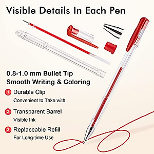 Shuttle Art 120 Unique Colors (No Duplicates) Gel Pens Gel Pen Set for Adult Coloring Books Art Markers