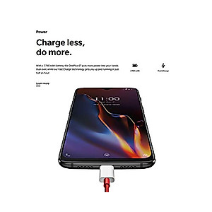 OnePlus 6T A6013 128GB Storage + 8GB Memory T-Mobile and GSM + Verizon Unlocked 6.41 inch AMOLED Display Android 9 - Mirror Black US Version