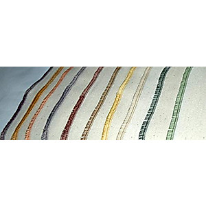 1 Ply Organic Flannel Washable Baby Wipes 8 x 8 Inches Organic Thread Earth’s Palette Set of 10