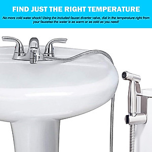 AITUOSI Bathroom Faucet Sprayer Attachment, Wall Mount, Polished