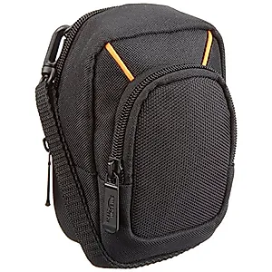 Amazon Basics Large Point and Shoot Camera Case - 6 x 4 x 2 Inches, Black