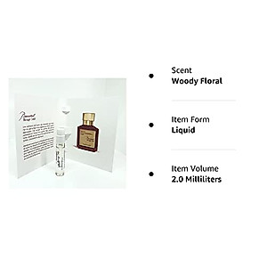 Maison Francis Kurkdjian Baccarat Rouge 540 EXTRAIT de Parfum Vial Sample Spray 2ml/ 0.06oz New