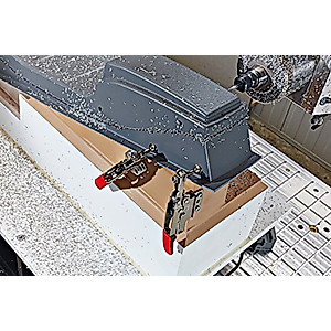 BESSEY STC-HV20 Horizontal Auto-Adjust Toggle Nickel Plated Clamp Vertical Flange, Silver