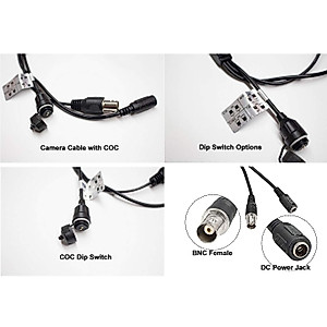 Dahua OEM HAC-HDW1200 2MP IR HDCVI 1080P Eyeball Dome, 30fps@ 1080P, 2.8mm Lens, IR30M, Smart IR, IP67, DC12V (NO Logo Original Housing Local Support)