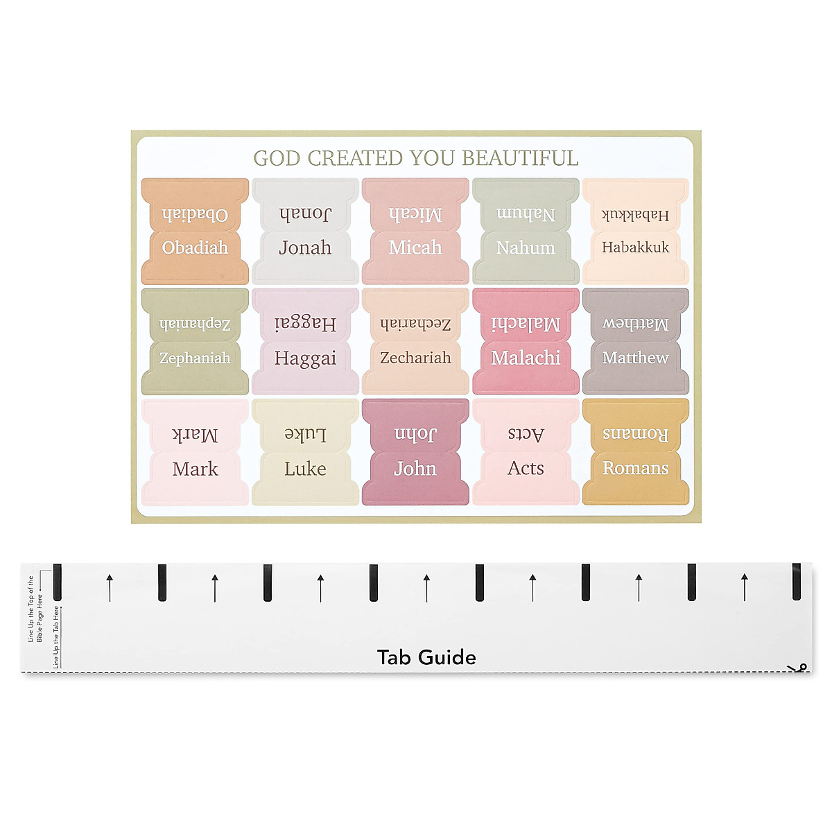 Mr. Pen- Bible Tabs, 75 Tabs, Boho Theme, Laminated Bible Tabs for Women and Men, Bible Tabs for Study Bible, Bible Index Tabs, Bible Book Tabs, Bible Labels Tabs, Mr Pen Bible Tabs