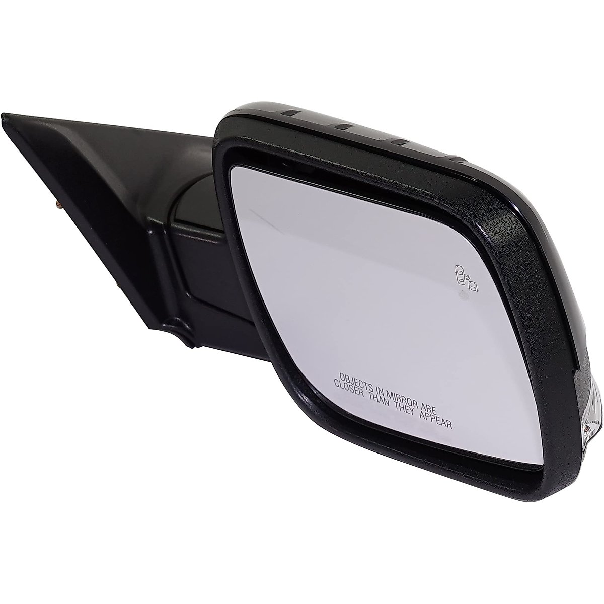 Kool Vue Driver & Passenger Side Power Heated Mirrors for Ford Explorer 2016-2019 Manual Fold With Signal Light, Blind Spot Monitor & Puddle Lamp; Without Memory & Auto-Dimming Paintable
