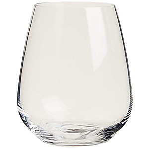 Luigi Bormioli Atelier Stemless Cabernet Wine Glass 23-1/4-Ounce, Set of 6