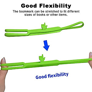 10Pcs Silicone Finger Point Bookmarks HMIEPRS Cute Elastic Fingertip Bookmarks Office School Supplies Ideal Gift for Women Girls Children at Christmas Thanksgiving New Year Birthday