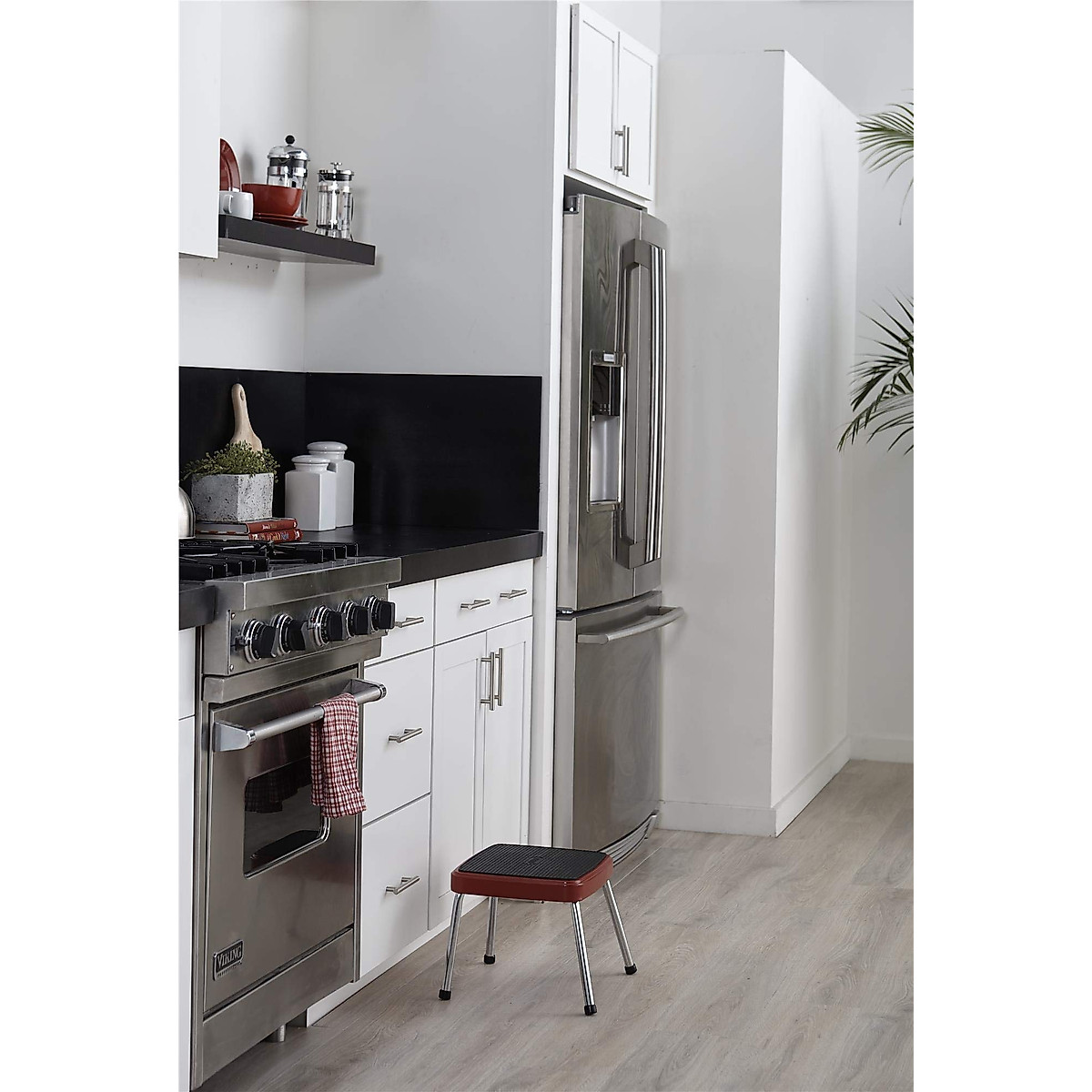 COSCO 11230RED1E Stylaire Retro (red, one Pack) Step Stool,