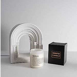 Scented Candle - Sisters Gifts from Sister - Sister Definition Candle, Gifts for Sister, Sister Gifts for Women Friend - Funny Christmas, Birthday Gifts for Sister, Little, Big Sister, Sister in Law