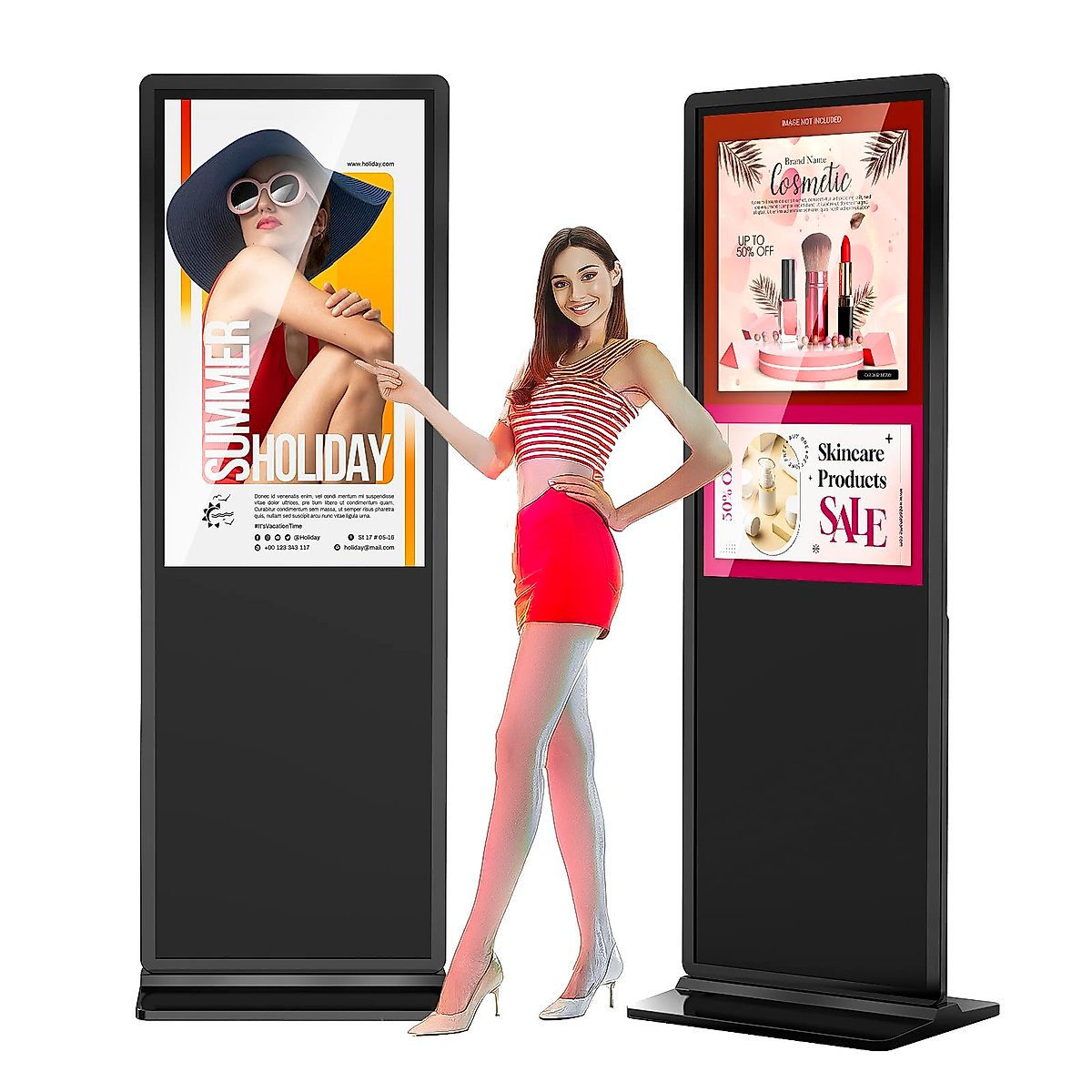 Digital Signage Displays for Commercial Use, Multiple Sizes
