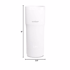 Ember Temperature Control Travel Mug, White